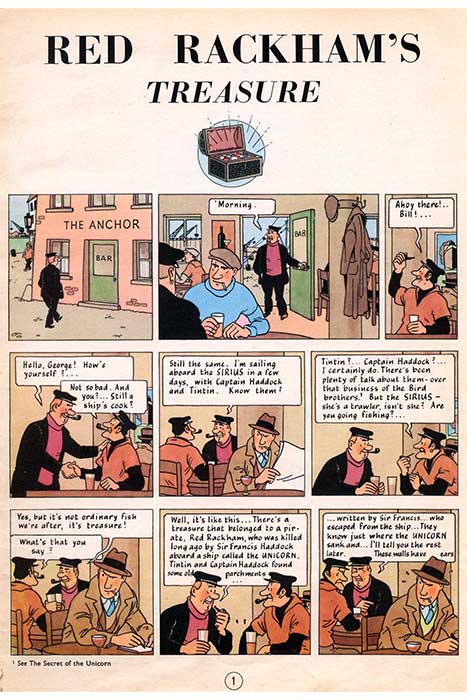 کمیک بوک Tintin Red Rackhams Treasure | فروشگاه اینترنتی ماکمیک